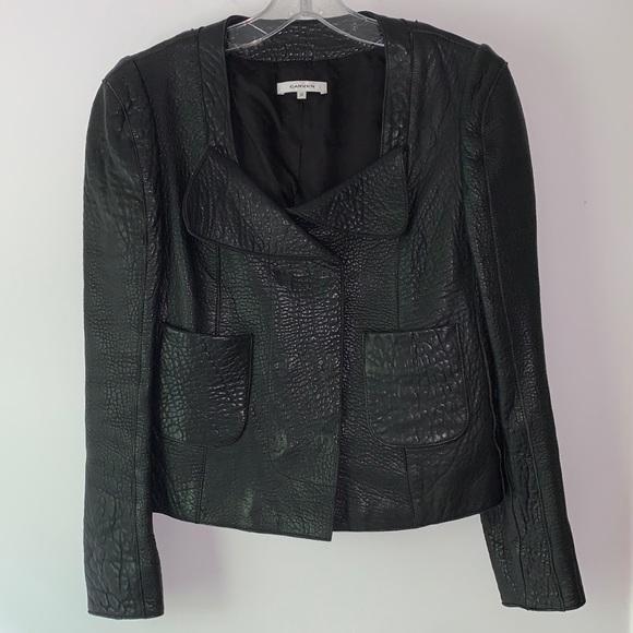 Carven | Jackets & Coats | Carven Leather Jacket | Poshmark